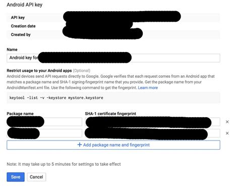 Android Google Services Api Key And Sha Fingerprint For Release And