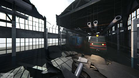 Modular Abandoned Depot For Ue And Unity By Abandoned World