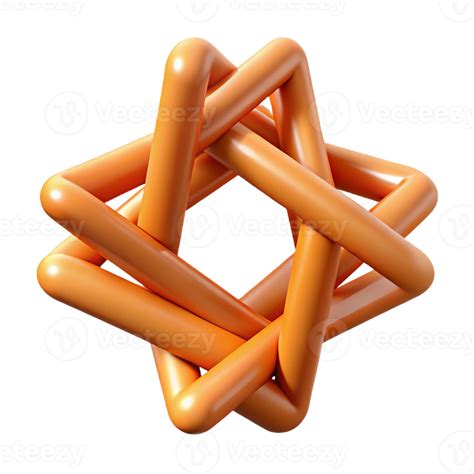 Dramatic Modern Interlocking Geometric Squares With Crisp Edges Flat Purple Color With Scalable