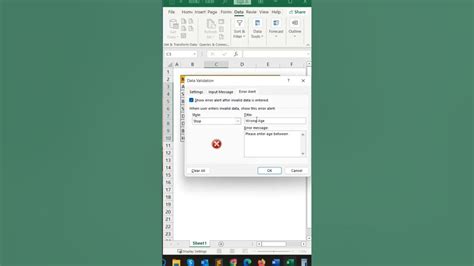 Data Validation In Ms Excel Excelformula Excel Excelsolutions