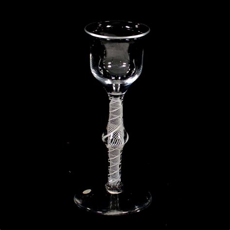Lot 612 Wine Glass Multiple Series Opaque Twist