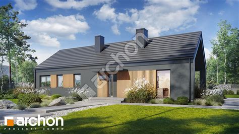 Projekt Domu Dom W Kosaćcach 9 N Galeria Archon