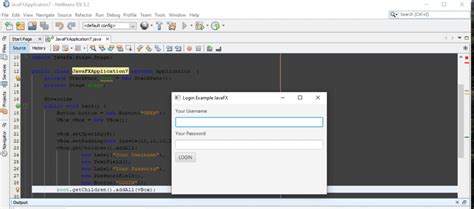 فرم ورود با Javafx در جاوا سورس کد