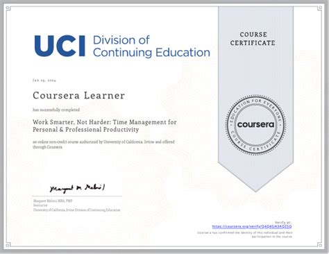 Coursera Certificate Pdf