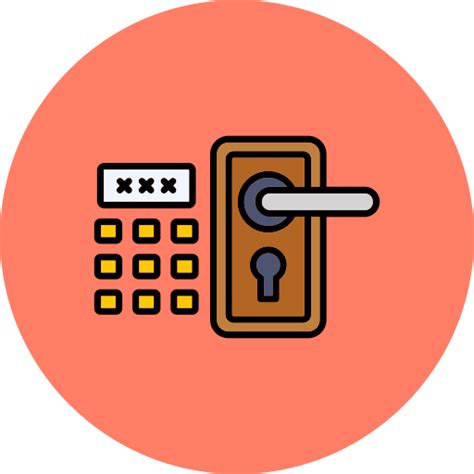 Door Lock Generic Color Lineal Color Icon