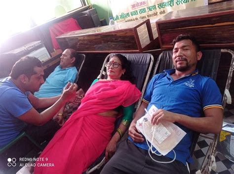 अग्रगामी महिला सहकारीको स्थापना दिवस ५० जनाले गरे रक्तदान Nepalgunj News