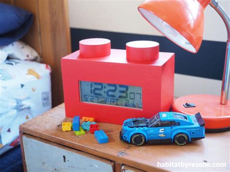 How To Make A Colourful Lego Inspired Diy Clock Habitat By Resene