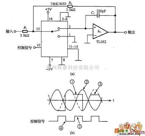 开关电路中的采用模拟开关的采样保持电路图 接线图网