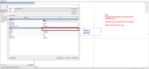 注释 Revit 族中定义的文字字体在不同的工作站上丢失