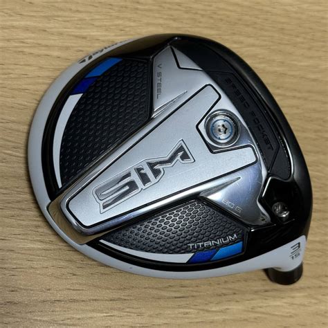 【やや傷や汚れあり】【送料無料 良品 名器】テーラーメイド 初代 Sim 3w 15° シム ヘッド カバー 15度 フェアウェイウッド Fw