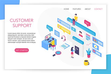 고객 지원 개념입니다 문의 자주 묻는 질문 핫라인 채팅 컨설턴트 헬프데스크 말하기 콜 센터 개념 3d 아이소메트릭 웹 사이트