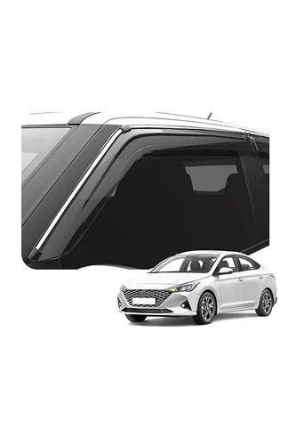 GFX Wind Door Visor Silver Line For Hyundai Verna At Rs 1900 00 Car