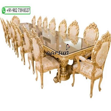 16 Seater Wooden Royal Dining Set By Aarsun At Best Price In Saharanpur