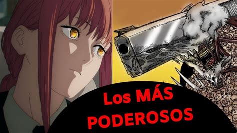Los Demonios Más Fuertes De Chainsaw Man Youtube