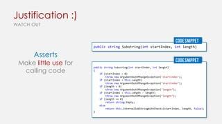 Code Contracts PPT
