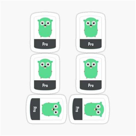 Golang Gopher Badge Sticker By Leesander Redbubble