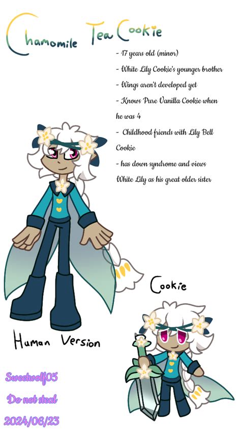 Cookie Run Chamomile Tea Cookie Redesign By Sweetwolf05 On Deviantart