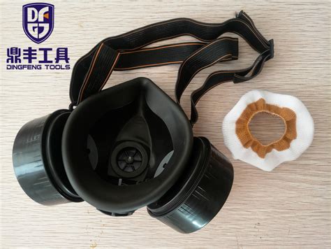 活性炭双罐防毒面具眼罩2件套 农药甲醛防毒口罩 油漆喷漆防护 阿里巴巴