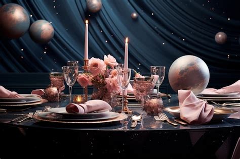 Premium Ai Image Table Setting