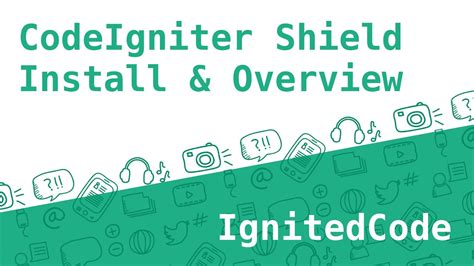 Codeigniter Shield Installation And Overview Youtube
