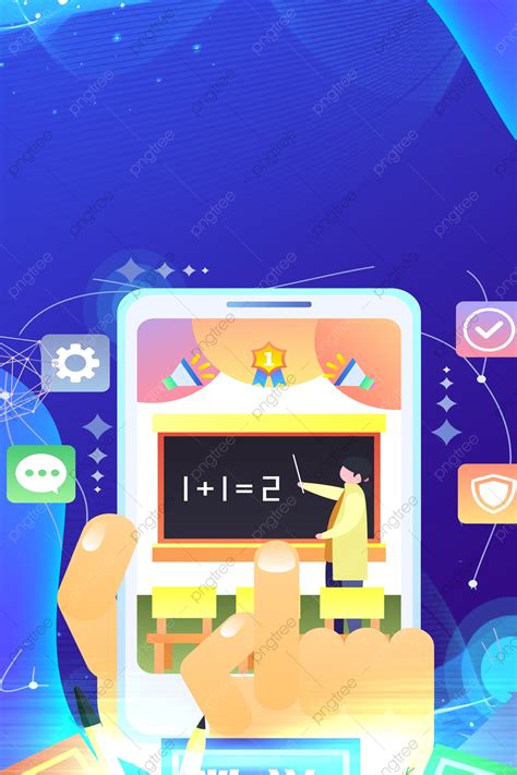 Nền Giáo Dục Khóa Học Trực Tuyến Hình Nền Cho Tải Về Miễn Phí Pngtree