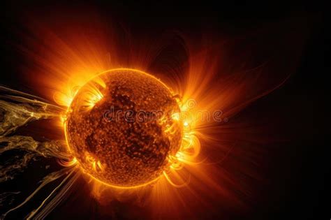 Solar Flare Seen From Close Up With The Sun S Corona Visible In The