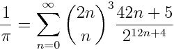 A Ramanujan Series For Calculating Pi