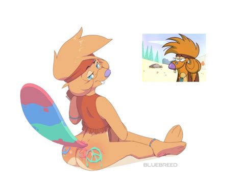 Rule 34 1girls Angry Beavers Anthro Ass Bandana Beaver Beaver Tail