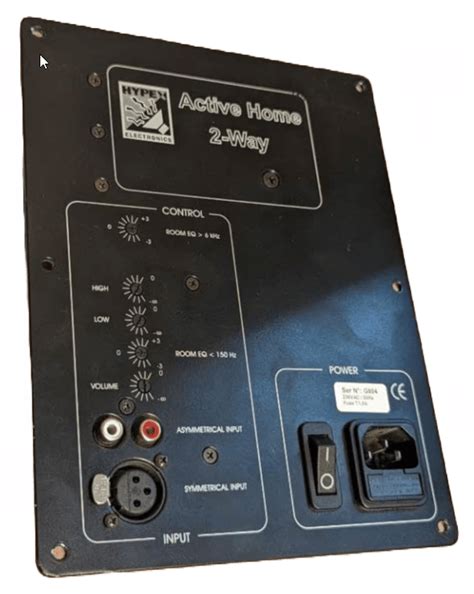 Hypex Active 2 Way Amplfier Meniscus Audio