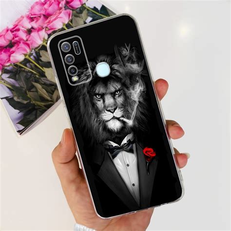 Vivo Y Y I Y Cute Flower Cat Printed Case Vivoy G Y I Y Soft Silicone Clear