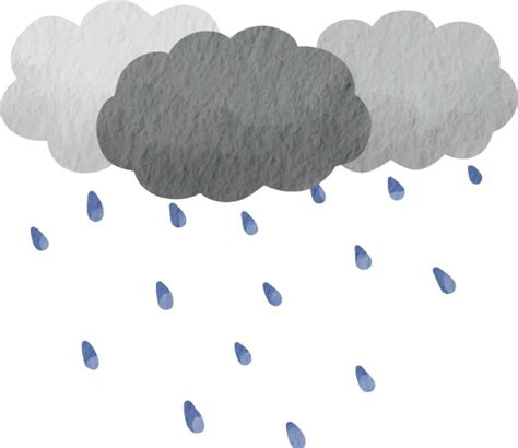 Watercolor Rain Vector Images Over 1 800