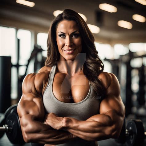 Female Boss Showing Huge Biceps By Scooby78a On Deviantart