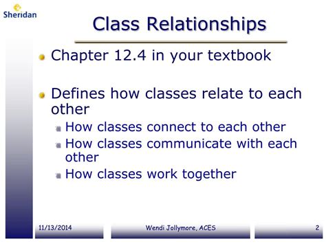 Ppt Class Relationships Powerpoint Presentation Free Download Id