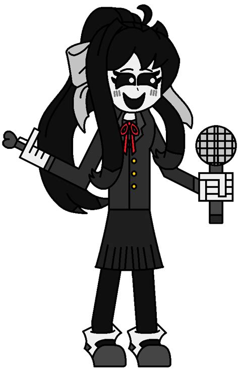 Fnf Ghost Jillian Monika By Ganendrae2class On Deviantart