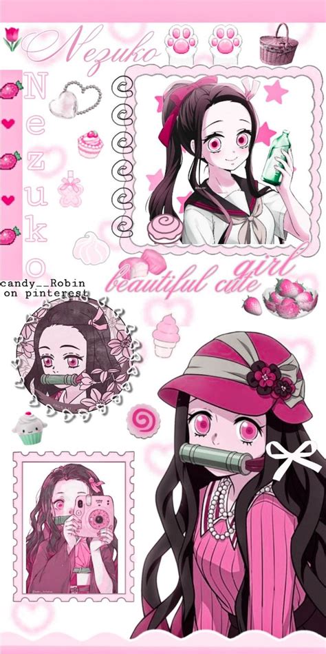 Nezuko Wallpaper New Theme Cream Soft 🍰 Imagem De Fundo Para Telefone