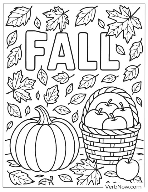 Fall Sunday School Coloring Coloring Pages