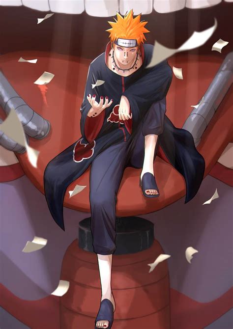 晓组织的初代首领，《火影忍者》弥彦pixiv插画图片 Bobopic