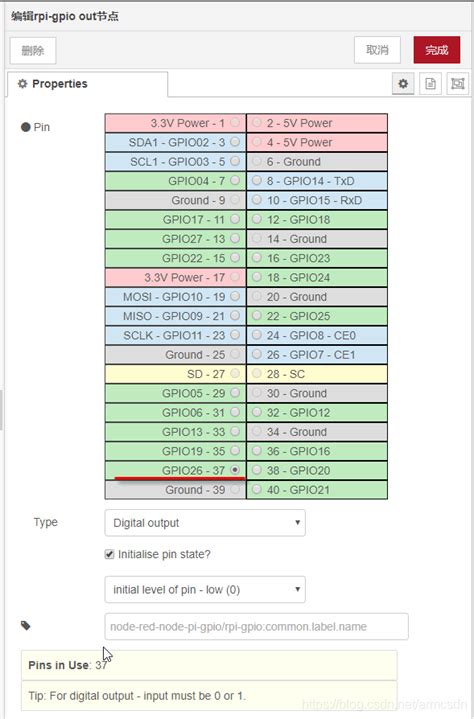 树莓派node red例2 手动闪烁led nodered指示灯 csdn博客