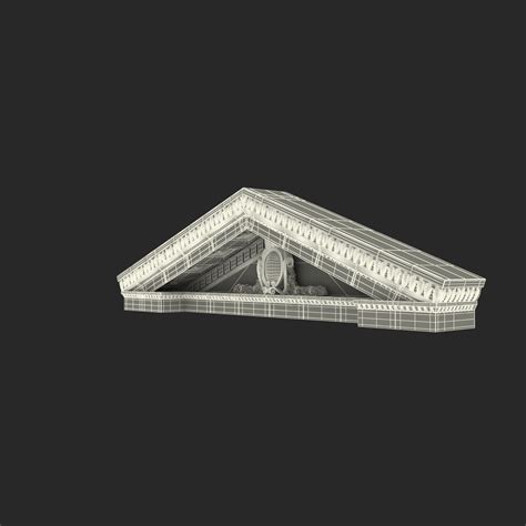 3d Model Pediment