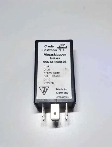 PORSCHE 996 ABGASKLAPPEN Relais Steuergerät 99661898003 Exhaust Relay