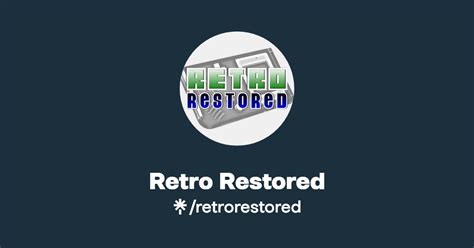 Retro Restored Instagram Linktree