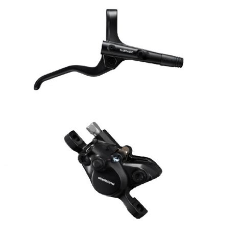 Frana Pe Disc Set Asamblat Shimano BL MT201 R BR MT200 F Levier