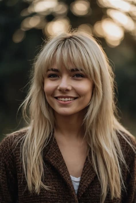 25 Stunning Blonde Wolf Cut Styles With Bangs That Will Transform Your Look