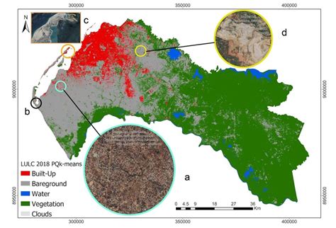 Lulc Map 2018 Using The Spectral Indexes Ndbi Mei Vigs Dbi Qzcal Download Scientific