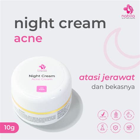 Jual NIGHT CREAM ACNE SERIES KRIM MALAM ACNE KRIM MALAM JERAWAT