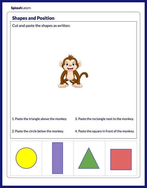 Position The Shapes Worksheet