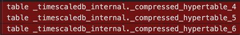 Version 000 Needs To Add The Compressed Hypertables From Tracing To
