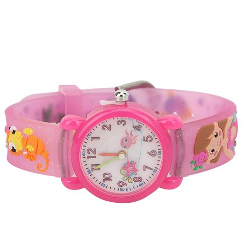 Reloj Para Niños Reloj Para Niños Con Patrón De Dibujos Animados