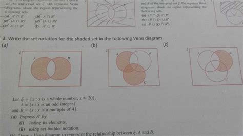 Understanding Shading In Venn Diagrams
