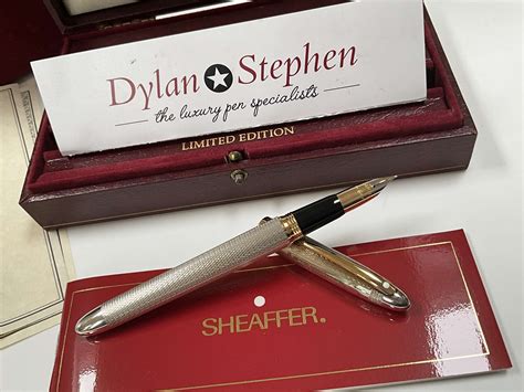 Sheaffer Crest Sterling Silver Barley Limited Edition Cp2 Pushkin
